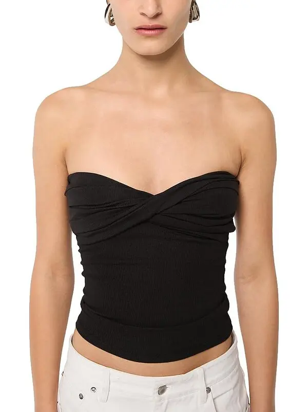 THE LINE BY K Izzy Tube Top - Black