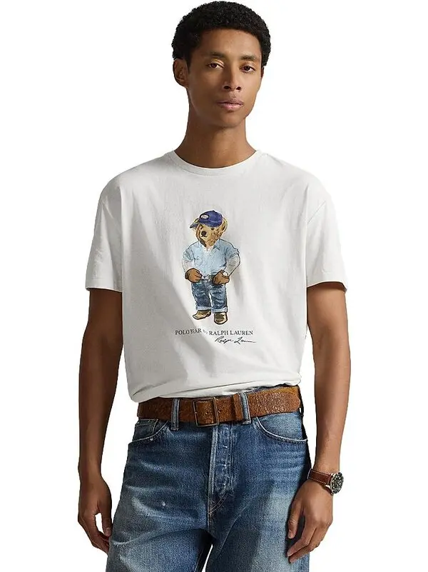 Polo Ralph Lauren Classic Fit Polo Bear Jersey T-shirt - White