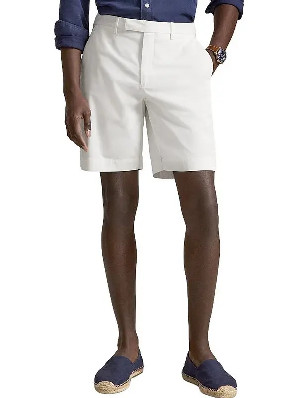 Polo Ralph Lauren Classic Fit 9" Chino Shorts - White