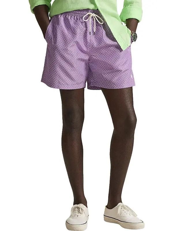Polo Ralph Lauren Classic Traveler Swim Trunks - Purple