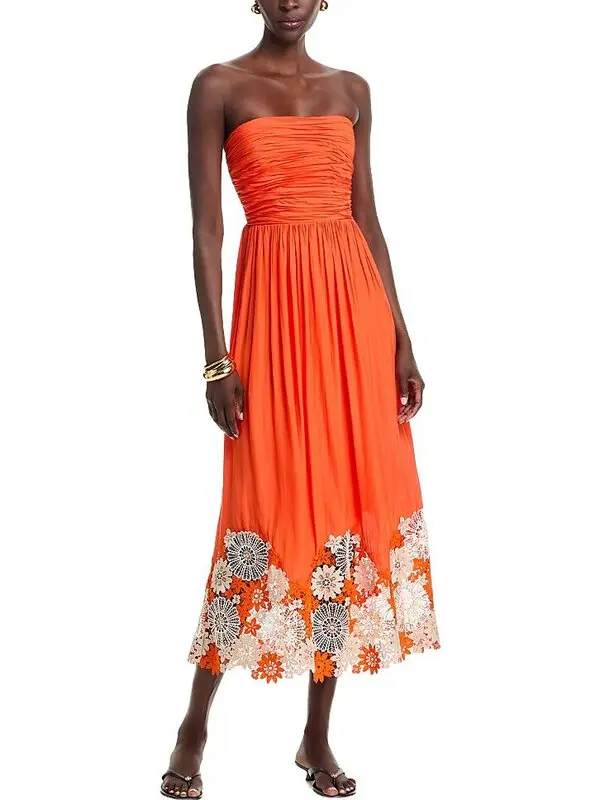 Ramy Brook Milani Dress - Sunset Orange