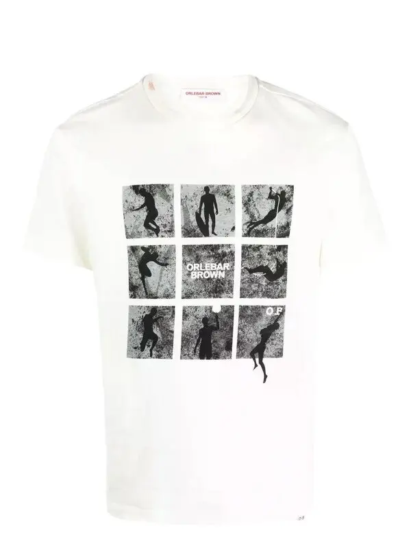 Orlebar Brown Photograph-print T-shirt - Neutrals