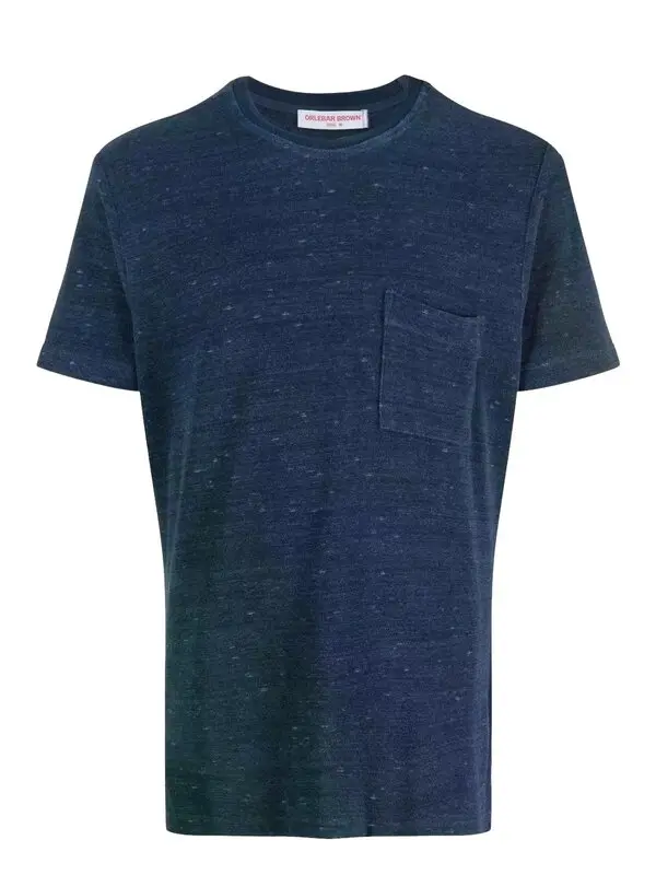 Orlebar Brown Classic Towelling-finish T-shirt - Blue