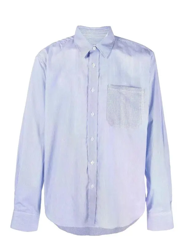 Orlebar Brown Grasmoor Long-sleeved Shirt - Blue