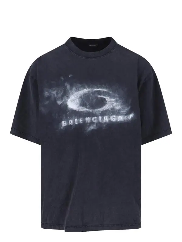 Balenciaga Crayon Loop' T-shirt - Black