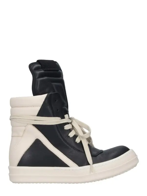 Rick Owens Geobasket High-top Sneakers - Black