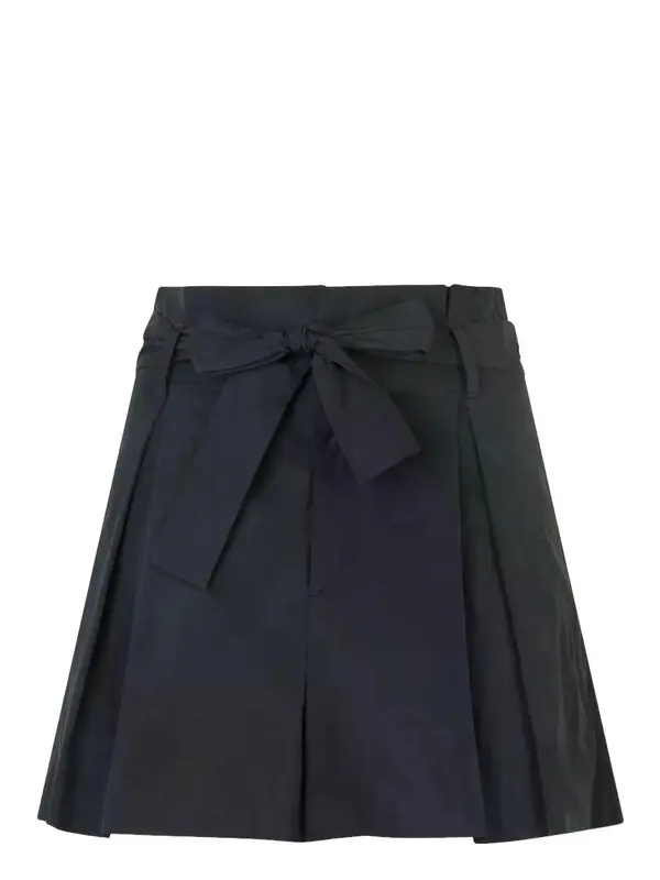 Red Valentino Bow Detailed Shorts - Black