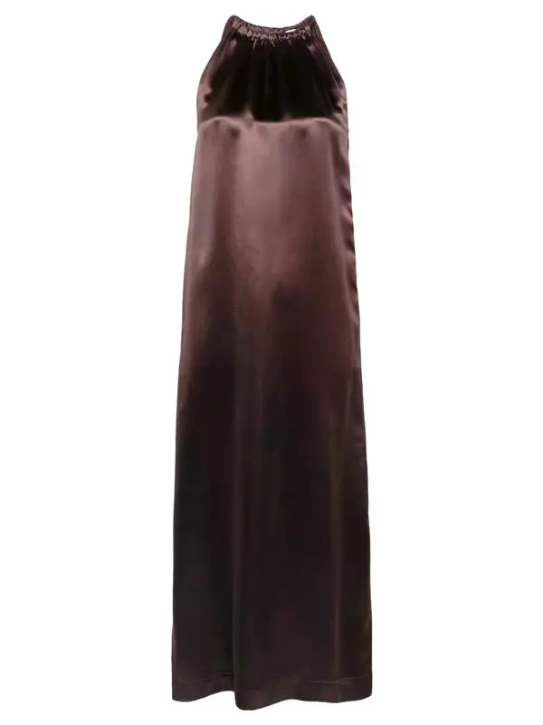 Loulou De Saison Morene Halterneck Maxi Dress - Purple