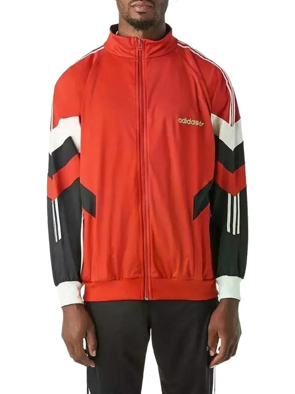 Adidas Logo-detail Jacket - Red