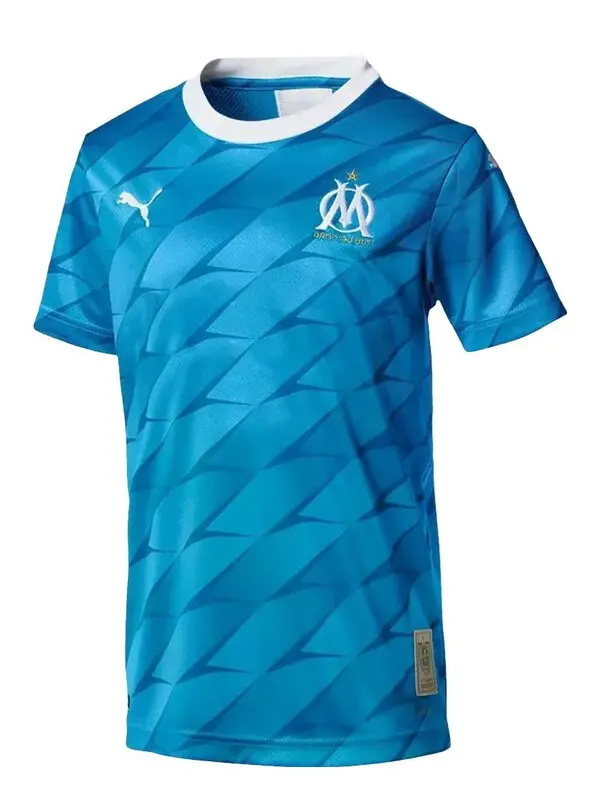 PUMA Olympique Marseille Away Graphic Print T-shirt - Blue