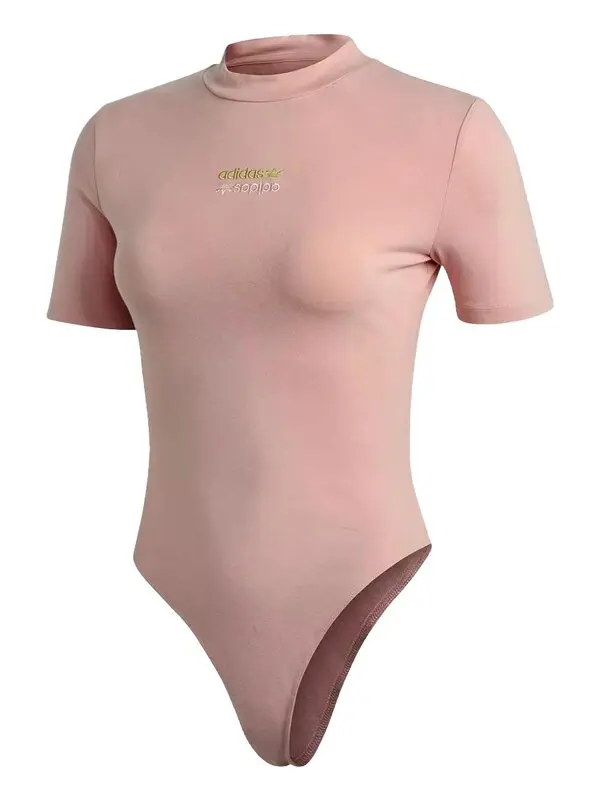 Adidas R.y.v. Logo-embroidered Bodysuit - Pink