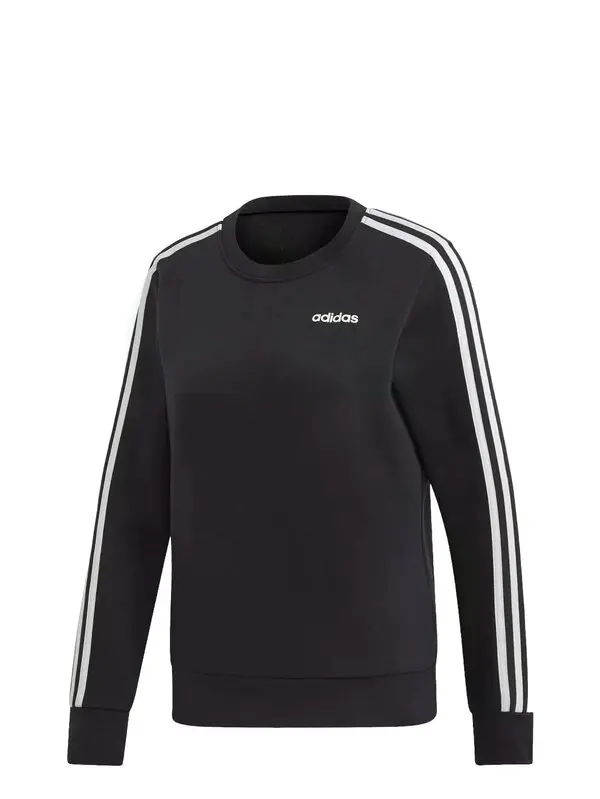 Adidas Stripes-detail Sweatshirt - Black