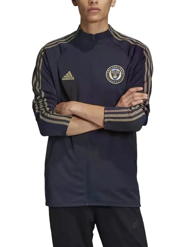 Adidas Philadelphia Union Anthem Zip Jacket - Blue