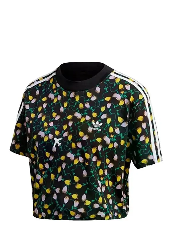 Adidas Print Detail T-shirt - Black