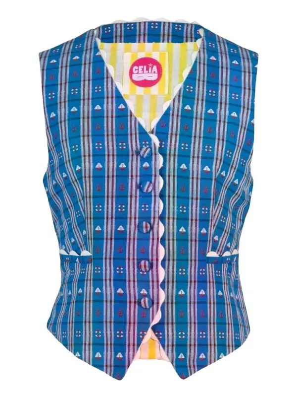 Celiab Alicia Vest - Blue