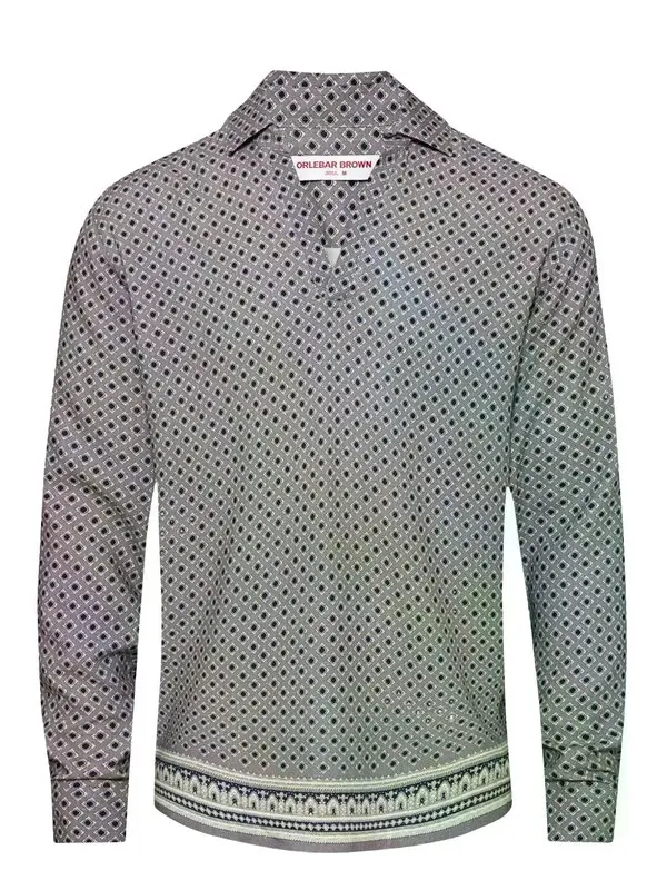 Orlebar Brown Ridley Solmio Shirt - Blue
