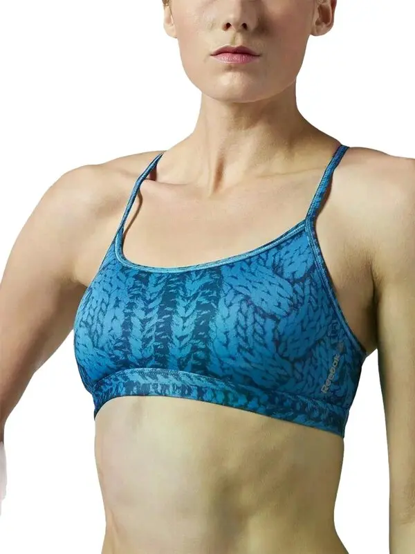 REEBOK Cable Studio Sports Bras - Blue