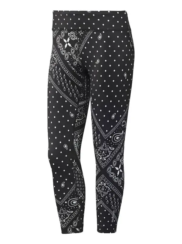 REEBOK Printed Leggings - Black