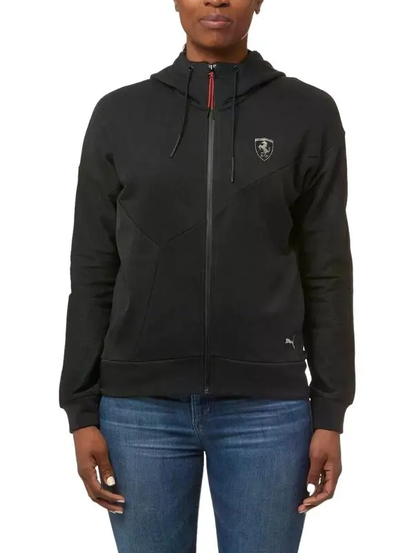 PUMA X Ferrari Jersey Zip-up Hoodie - Black