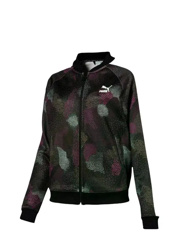 PUMA Classics T7 Patterned Sweatshirt - Black