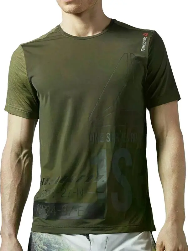 REEBOK Activchill Short Sleeve T-shirt - Green
