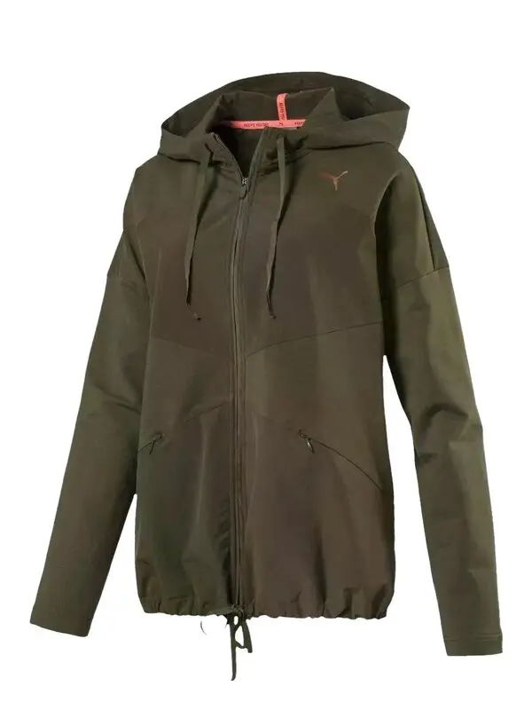PUMA Full-zip Hooded Jacket - Green