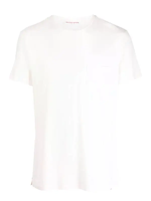Orlebar Brown Chest-pocket Cotton T-shirt - Pink