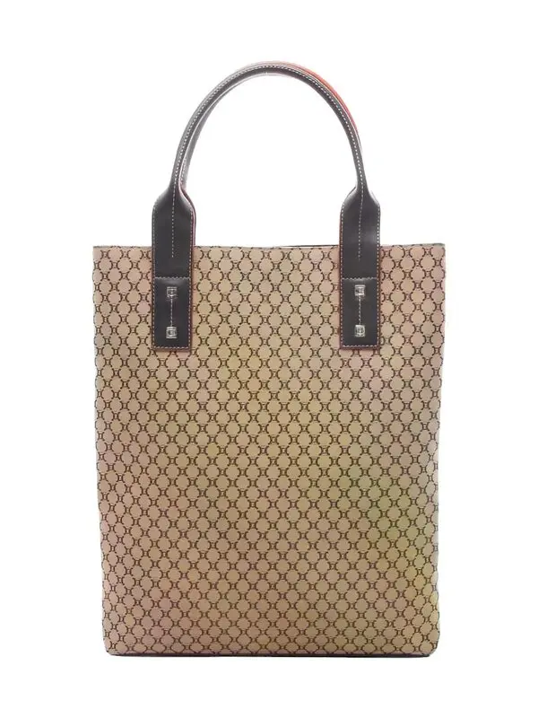 Celine Macadam Leather Shoulder Bag - Neutrals