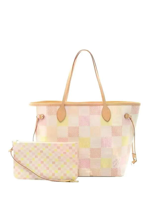 LOUIS VUITTON 2021 Neverfull Mm Tote Bag - Neutrals