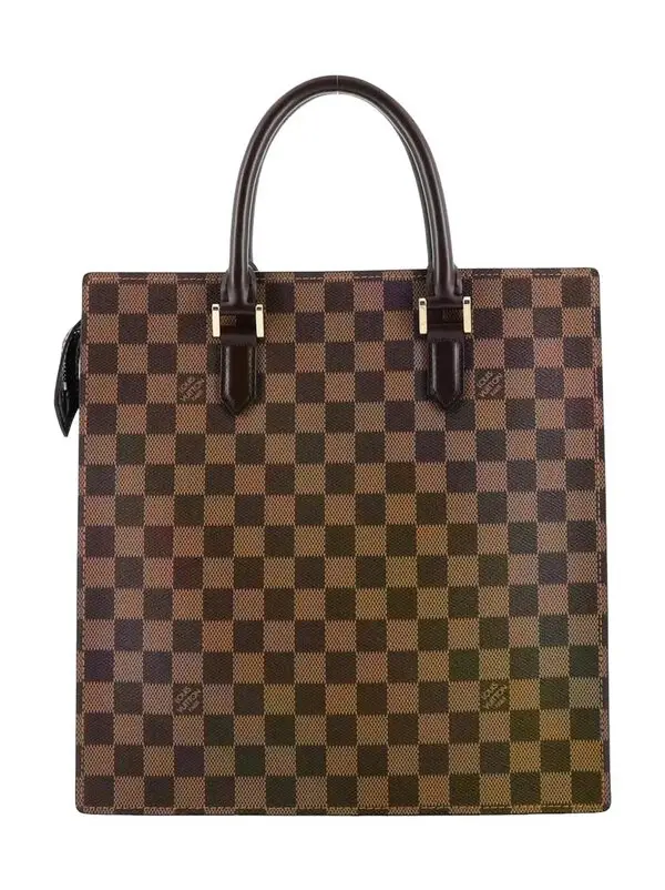 LOUIS VUITTON Venice Sac Plat Damier Pm Tote Bag - Brown