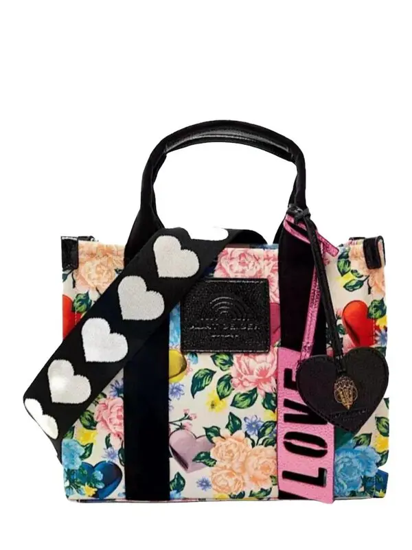 Kurt Geiger Small Southbank Floral-print Tote Bag - Neutrals
