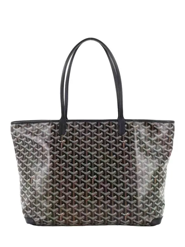 Goyard Artois Mm Tote Coated Canvas Shoulder Bag - Black