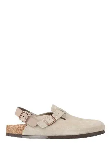 BIRKENSTOCK Mules & Clogs Light Leather - Grey