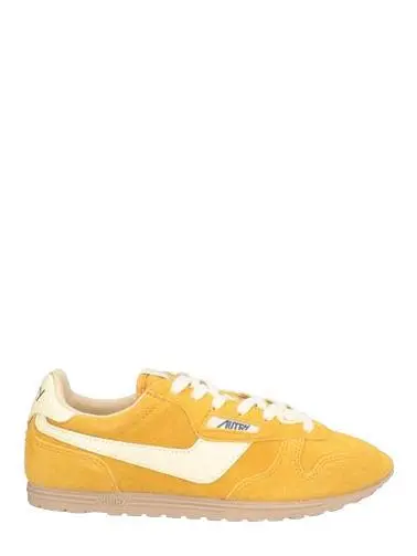 AUTRY Low-top Two-tone Sneakers - Yellow