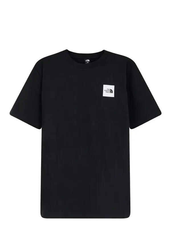 The North Face Cotton Tshirt Logo On The Front - Black