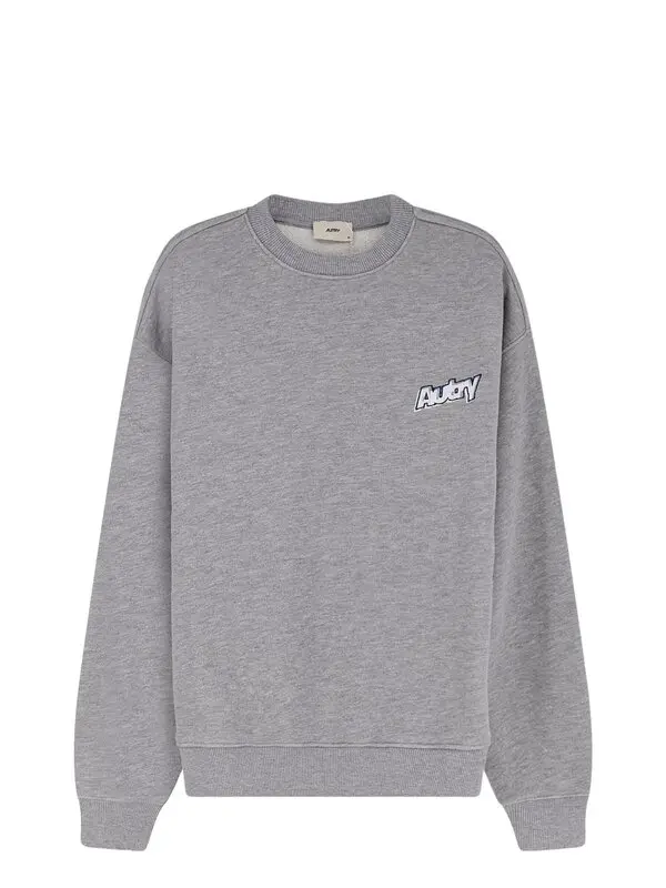 AUTRY Cotton Blend Sweatshirt - Grey