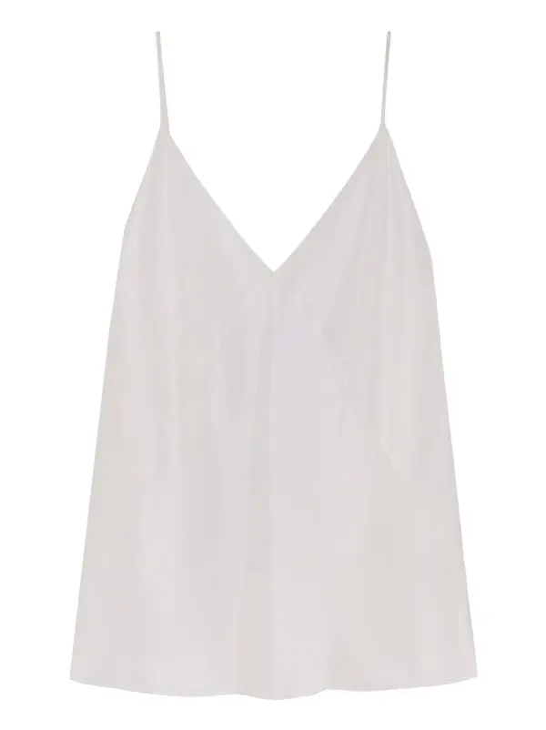 Max Mara Silk Top - White
