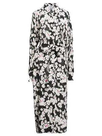 MSGM Maxi Shirt Dress Viscose - White