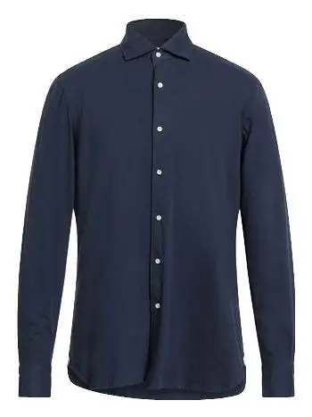 LUIGI BORRELLI NAPOLI Shirt Size Cotton - Navy