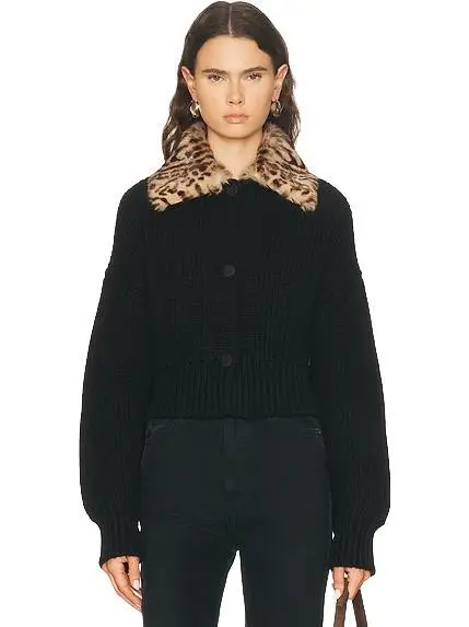 Khaite Pomero Cropped Jacket - Black