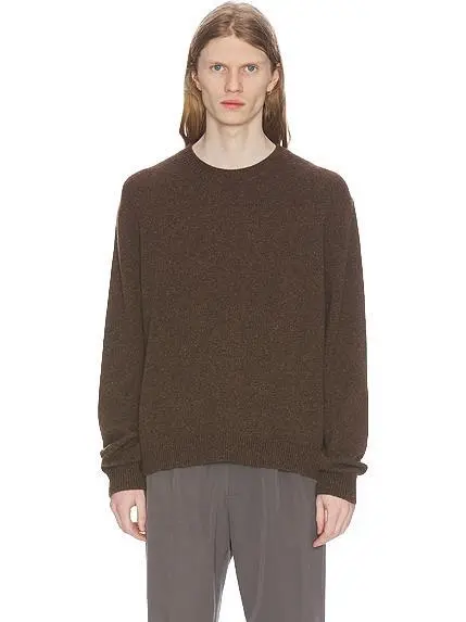 THE ROW Dumbo Top Cashmere Pullover - Brown