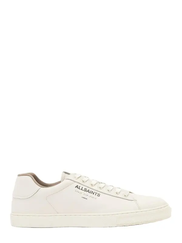ALLSAINTS Underground Leather Low-top Sneakers - Triple White