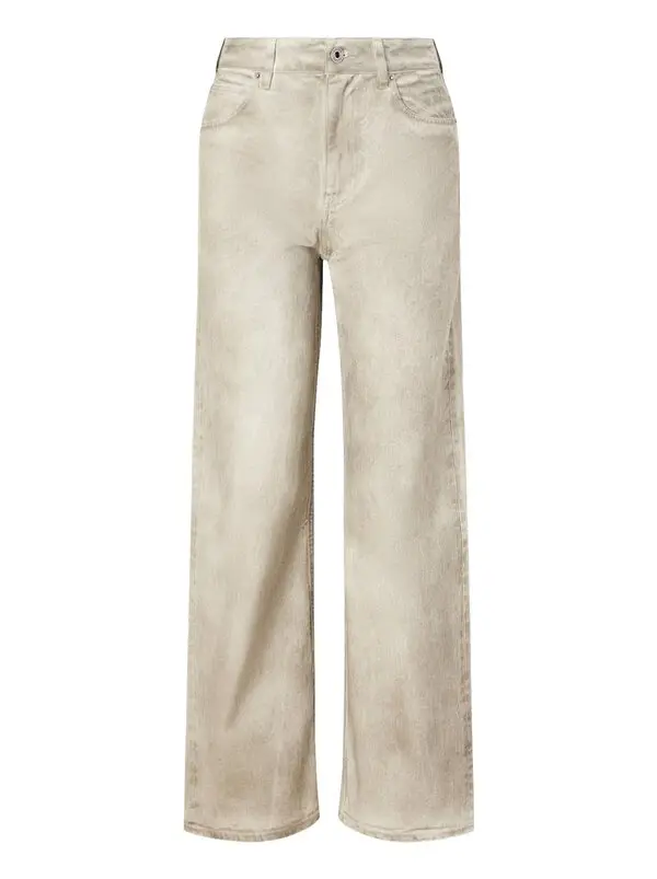 Loewe High-rise Straight-leg Jeans - Neutrals