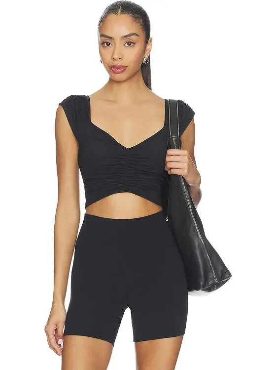 Free People Breathe Deeper Cami Top - Black