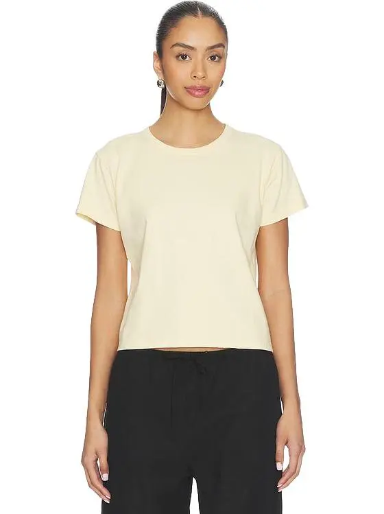 LESET The Margo Tee - Butter