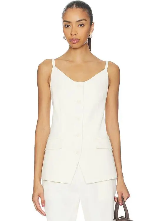 ELODIE THE LABEL Isolde Vest - Cream