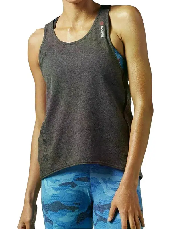 REEBOK One Series Quikcotton Tank Top - Grey