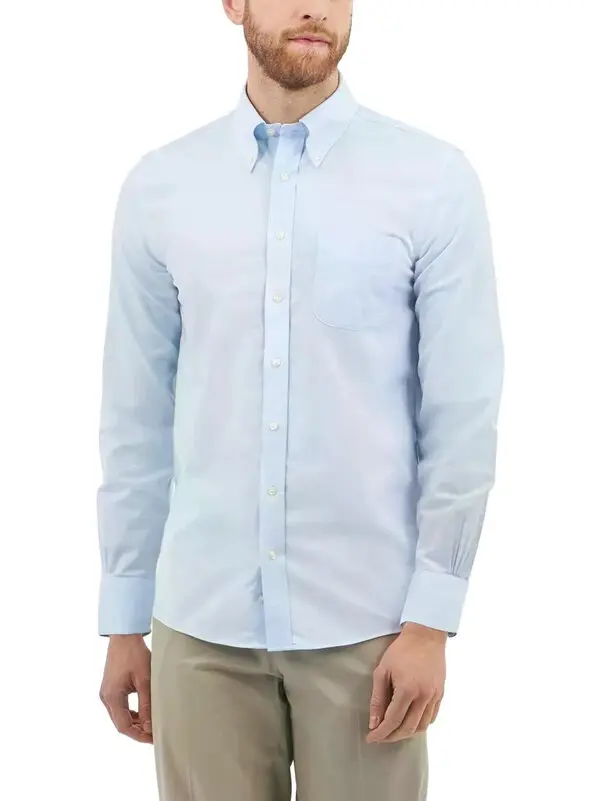 Brooks Brothers Button-fastening Down-collar Shirt - Blue