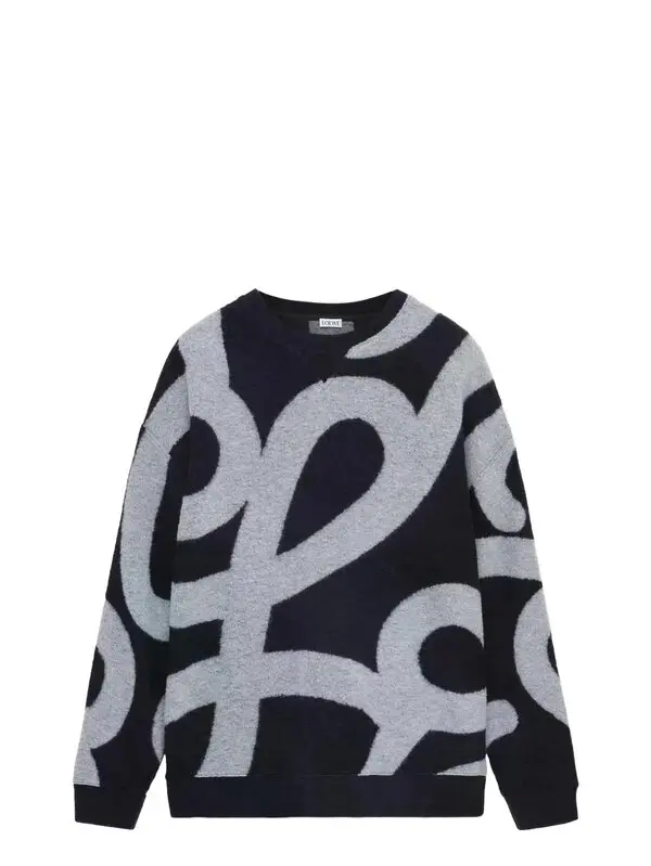 Loewe Logo-embellished Sweatshirt - Black