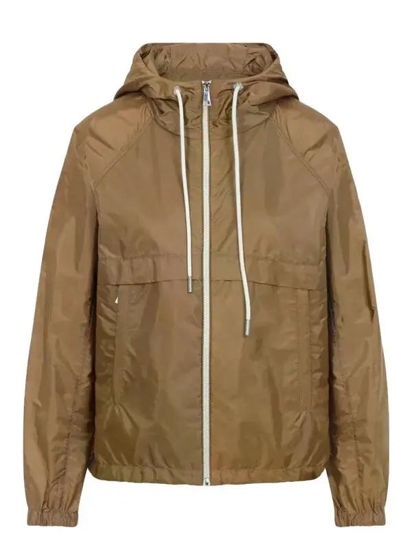 Moncler Coquelicot Hooded Jacket - Brown